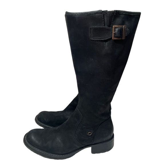 Timberland | Shoes | Timberland Black Leather Tall Riding Boots | Poshmark